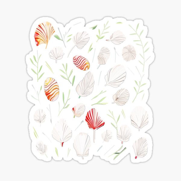 "boho seashell design" Sticker for Sale by letmehustle | Redbubble