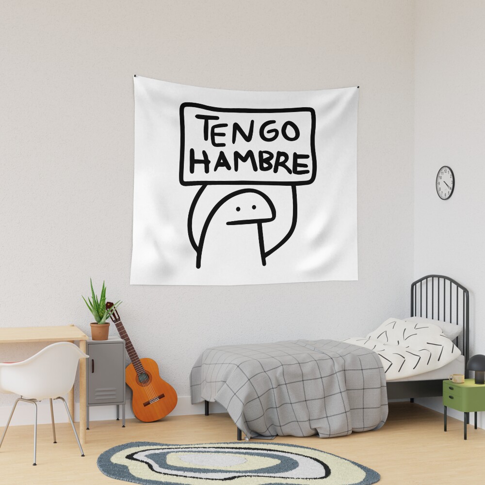 "Tengo hambre!!! Flork meme en español spanish funny sticker T-Shirt ...