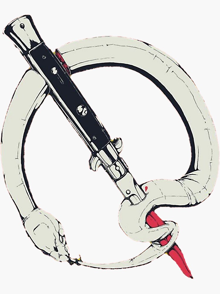 "Original Qotsa snake" Sticker for Sale by JenniferAMS | Redbubble