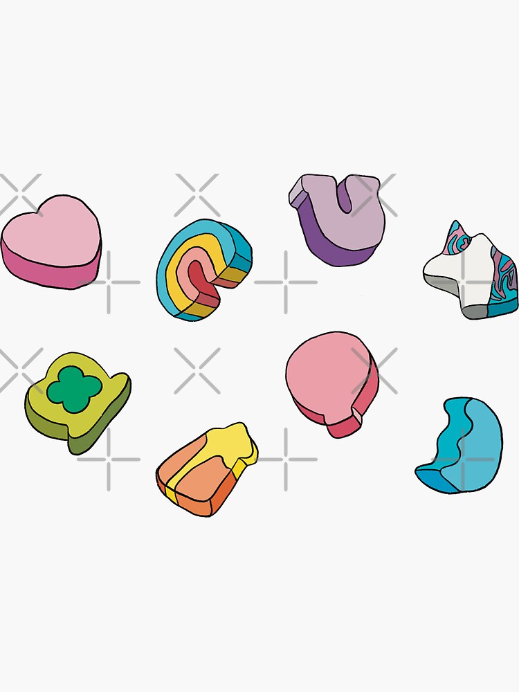"Lucky Charms" Sticker for Sale by daniasdesigns | Redbubble