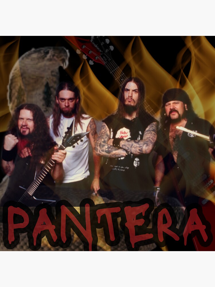 "Badass Pantera Snake Fire Design" Sticker for Sale by Isabellebohn ...