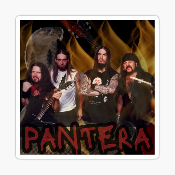 "Badass Pantera Snake Fire Design" Sticker for Sale by Isabellebohn ...