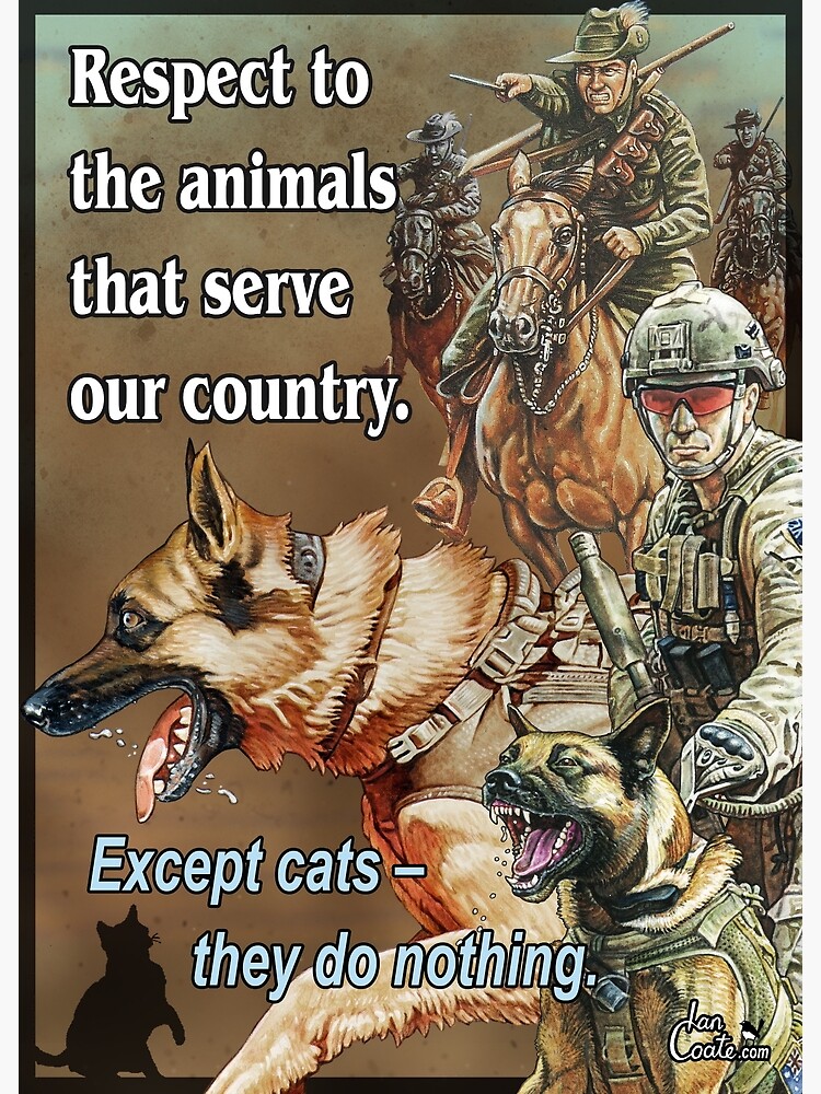 "Military Animals" Art Print by iancoate | Redbubble