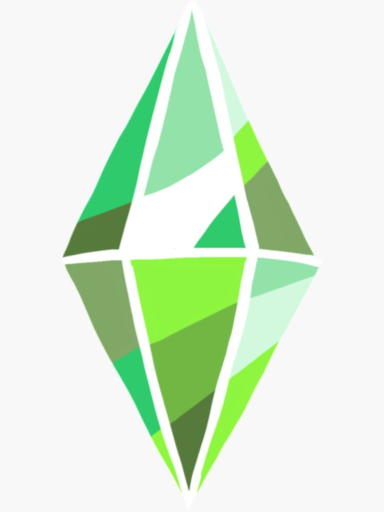 "Sims 4 Plumbob " Sticker for Sale by alexzandeweir | Redbubble