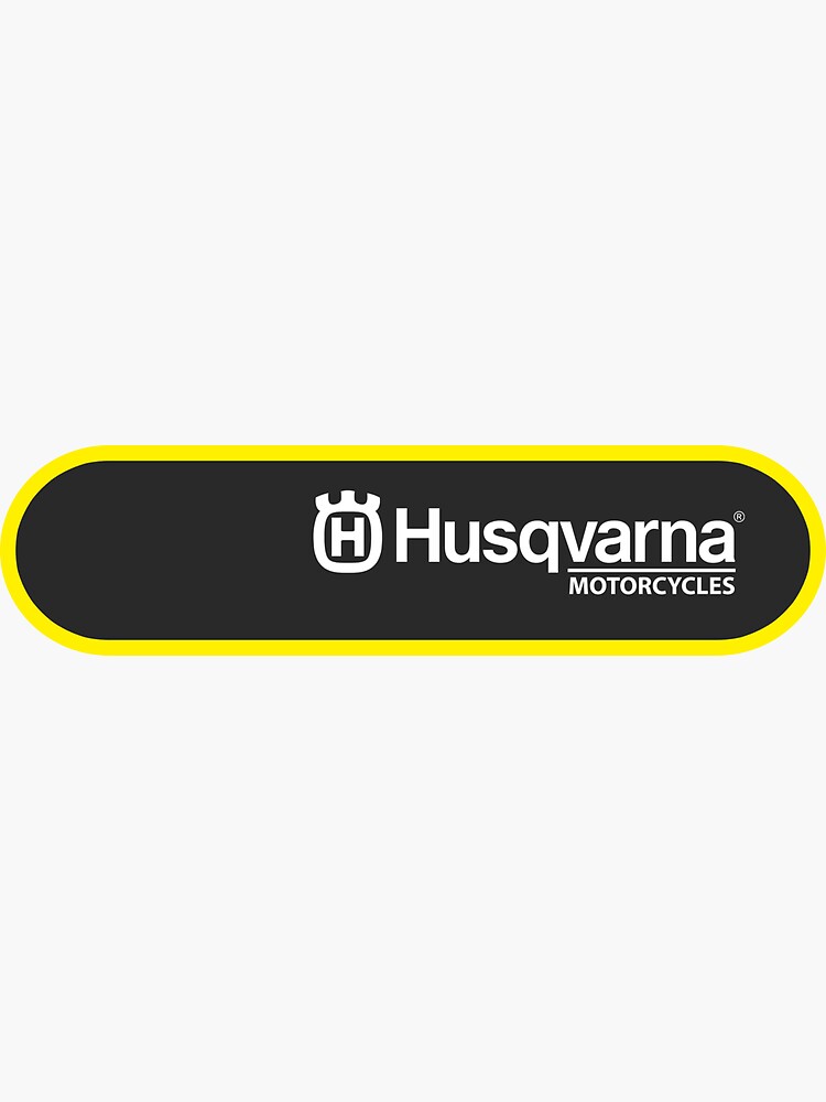 "meng Husqvarna Motorcycles hilang" Sticker for Sale by Tapani T ...
