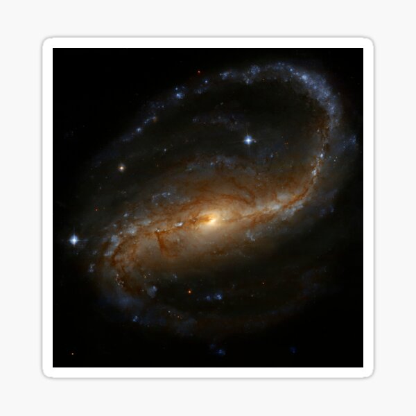 "Barred spiral galaxy NGC 7479 (C017/3752)" Sticker for Sale by ...