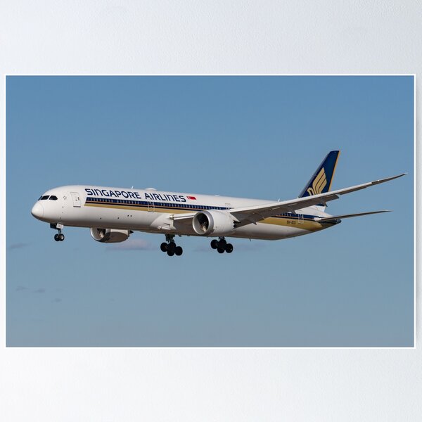"Singapore Airlines Boeing 787-10 Dreamliner" Poster for Sale by ...