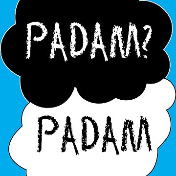 "Padam Padam" Sticker for Sale by wickedtongue | Redbubble