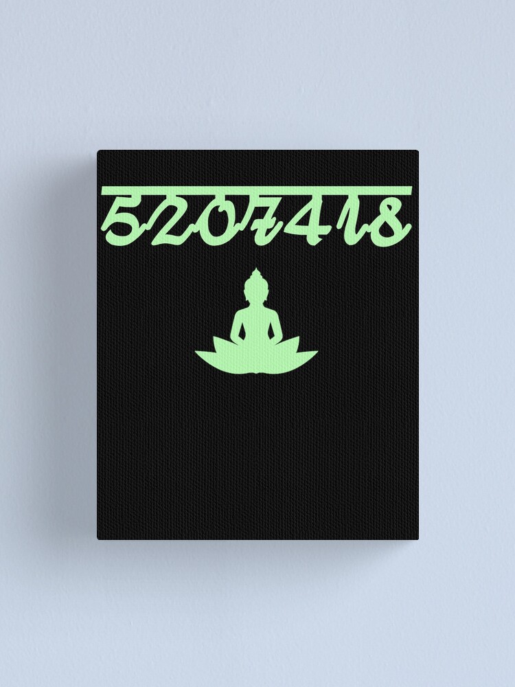 Lienzo for Sale con la obra «5207418 Números de Grabovoi para atraer ...