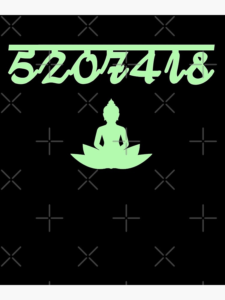 Lienzo for Sale con la obra «5207418 Números de Grabovoi para atraer ...