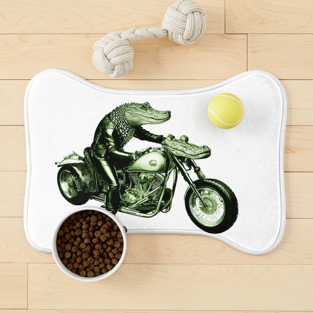 "Alli gator moto biker" Sticker for Sale by luckymando | Redbubble