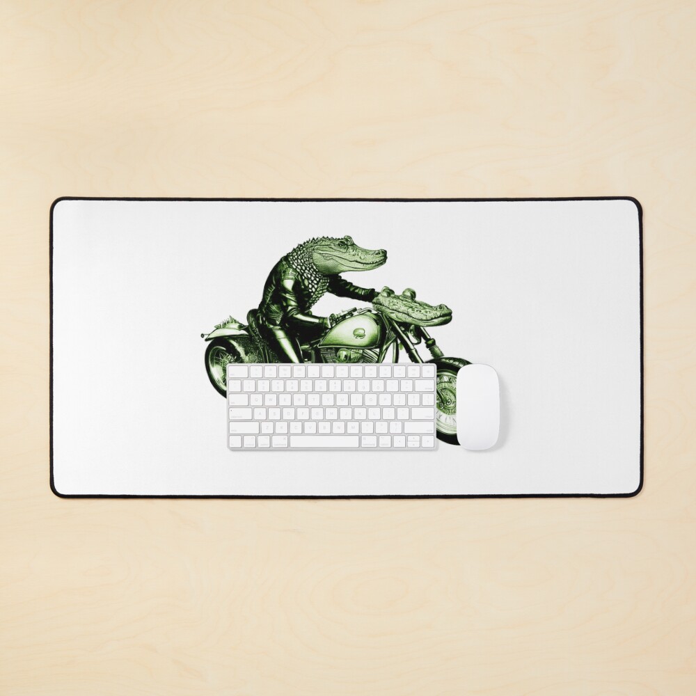 "Alli gator moto biker" Sticker for Sale by luckymando | Redbubble