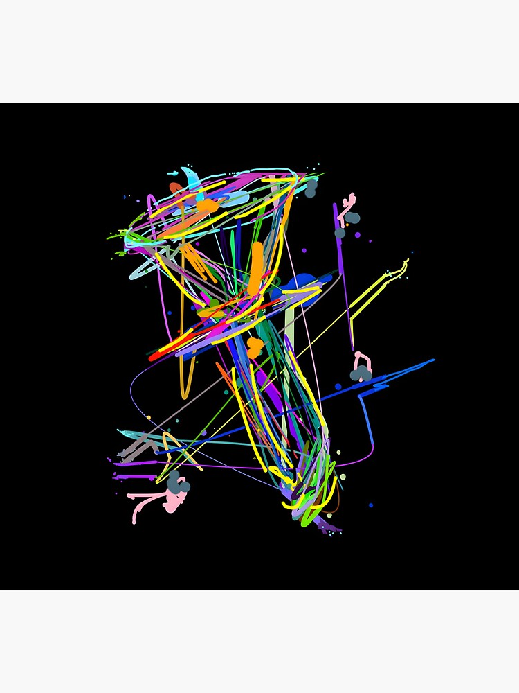 "Funky drip art Handbell" Sticker for Sale by CelticClapper | Redbubble