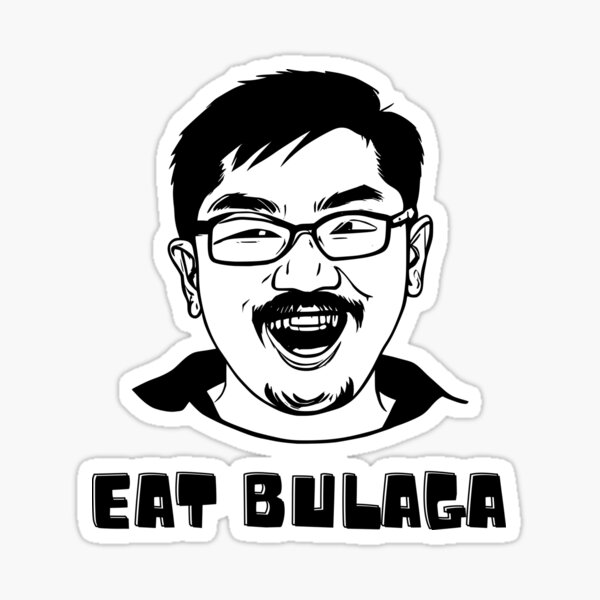 "Eat bulaga black style" Sticker for Sale by PrintDesignFlow | Redbubble