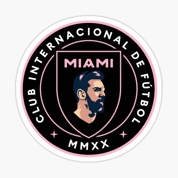 "Lionel messi inter miami" Sticker for Sale by Qwartexa | Redbubble