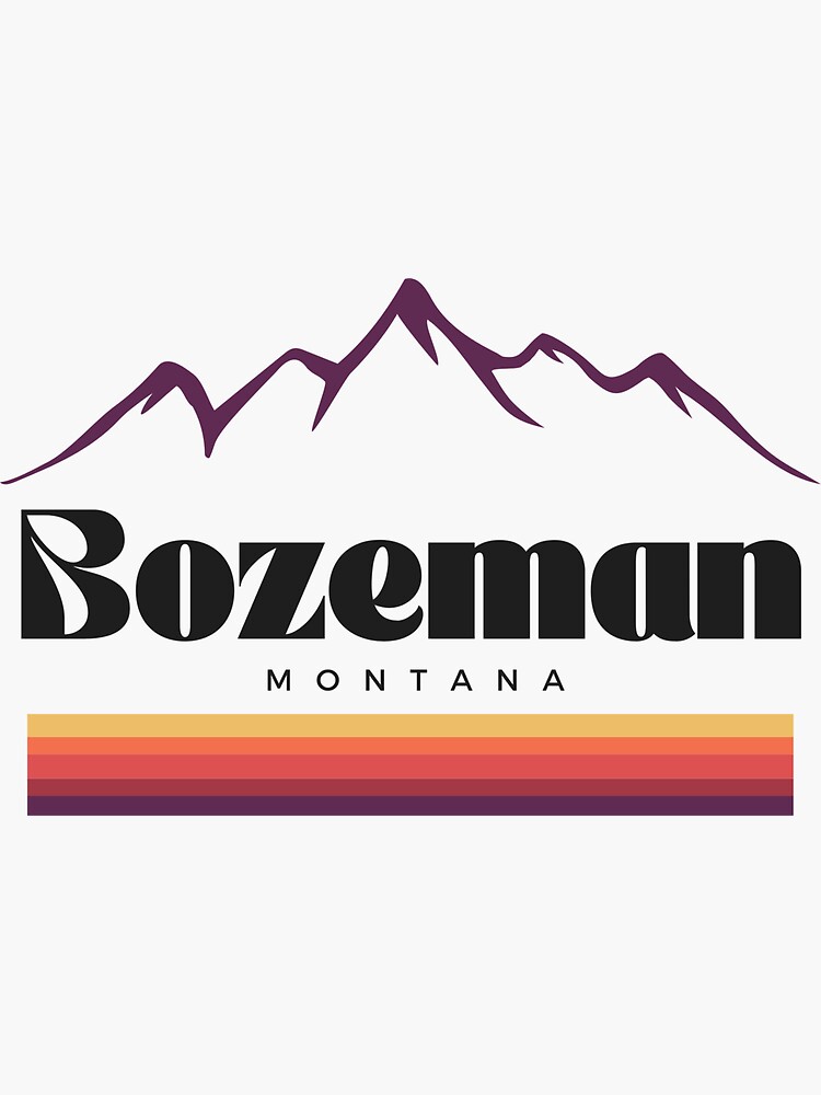 "Bozeman Montana, Bozeman, Mountains, Retro Bozeman Shirt, Retro ...