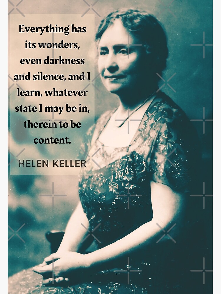 Quote Helen Keller House