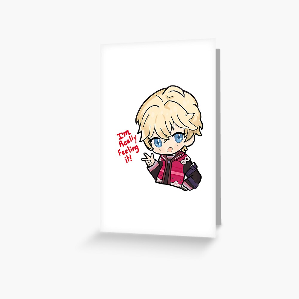 "Xenoblade Chronicles Shulk “I’m Really Felling It!” Chibi " Sticker ...
