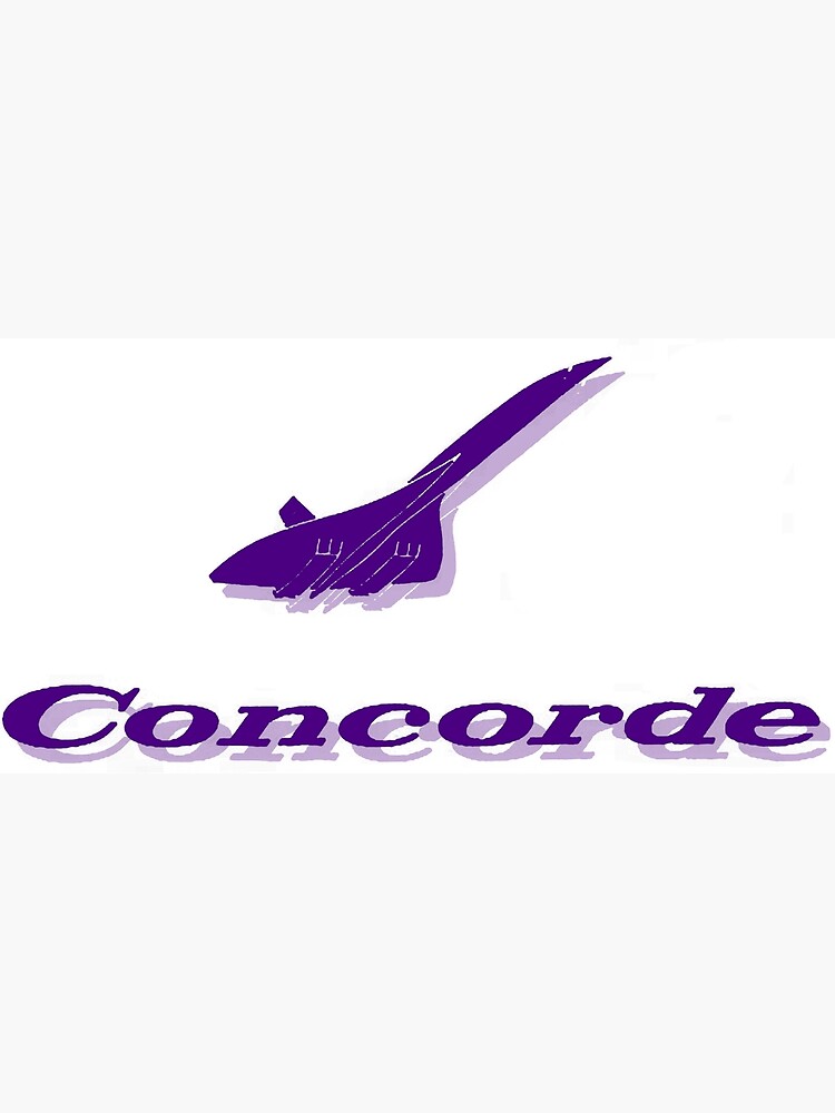 "Concorde Logo Classic Retro" Poster for Sale by empanadilla | Redbubble