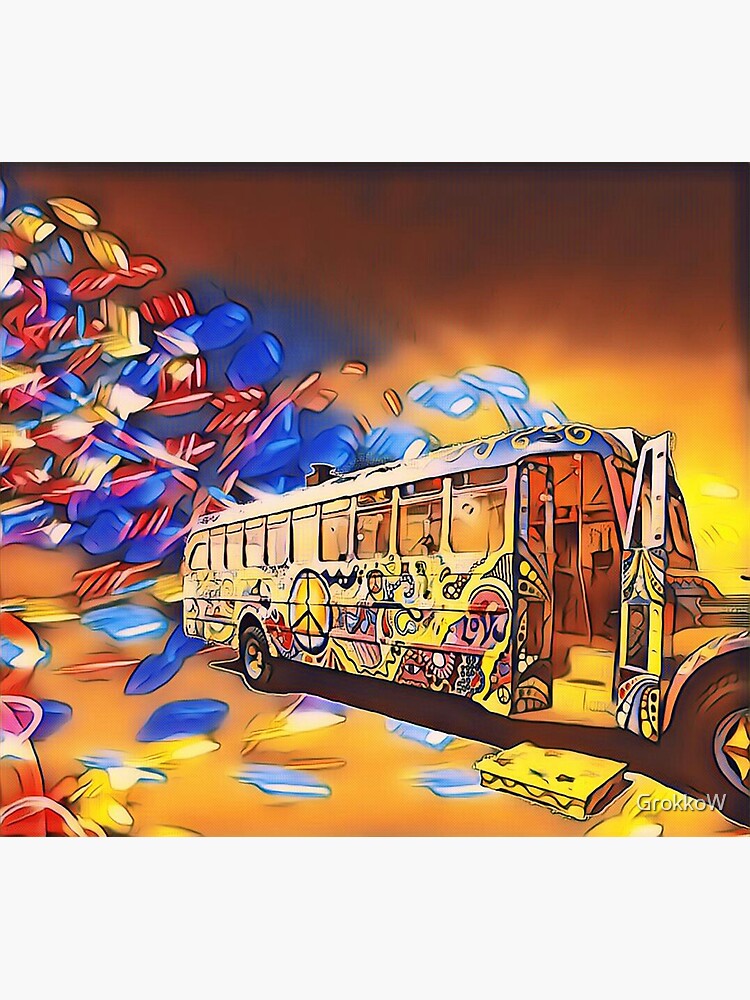 "Get On The Bus" Poster for Sale by GrokkoW | Redbubble