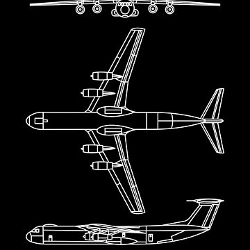 "C-141 Starlifter American Plane Airplane Blueprints Diagrams" Poster ...