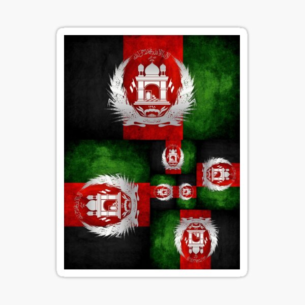 "Afghan Afghanistan Flag T Shirt and Hoodie" Sticker for Sale by ...