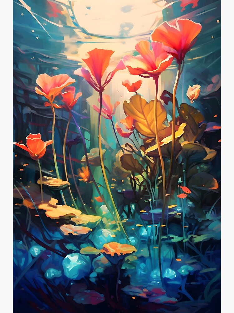 Undersea Flowers Art