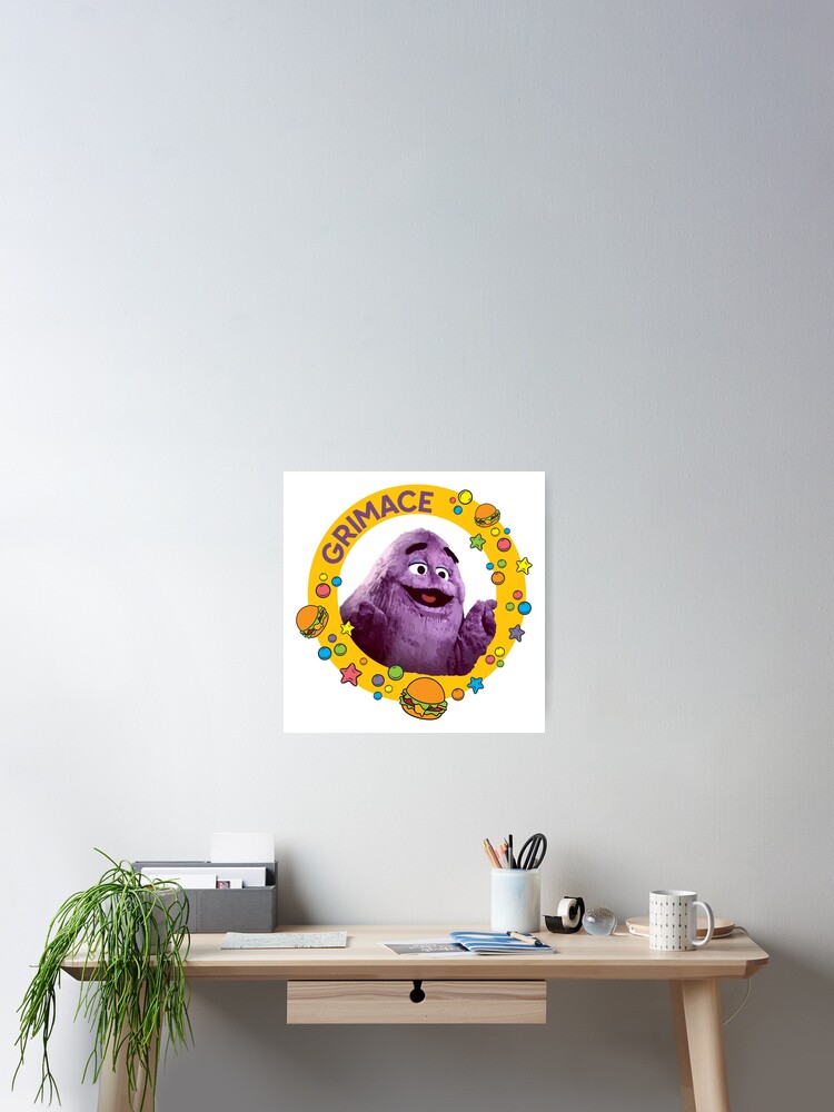"grimace" Poster for Sale by esatozcan | Redbubble