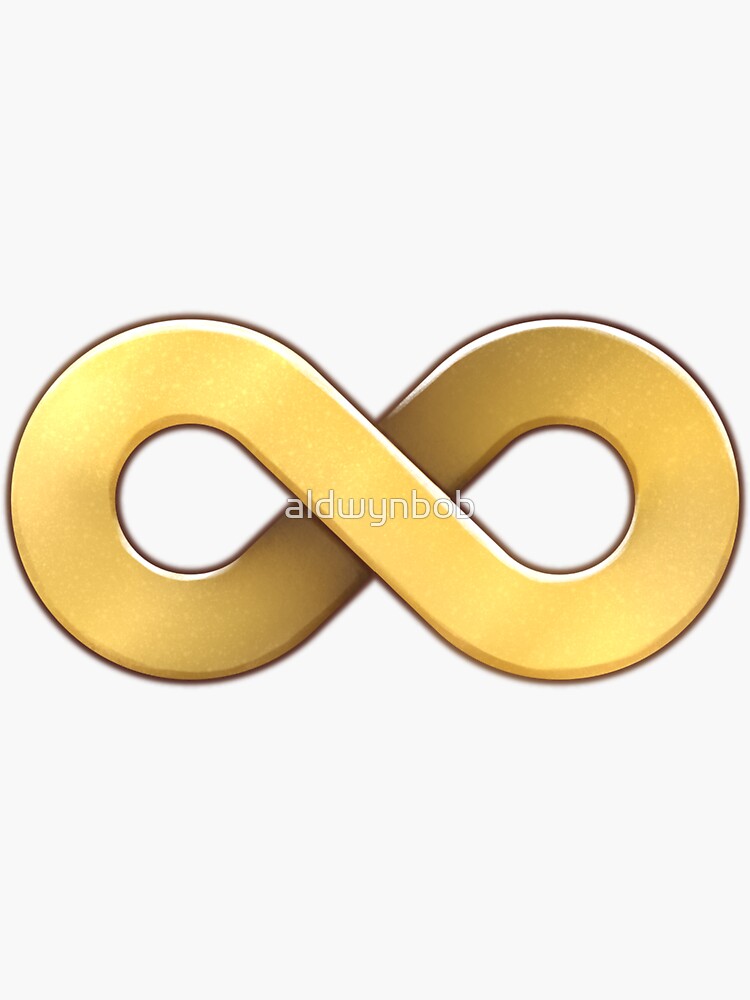 "Gold Infinity Autism Symbol" Sticker for Sale by aldwynbob | Redbubble
