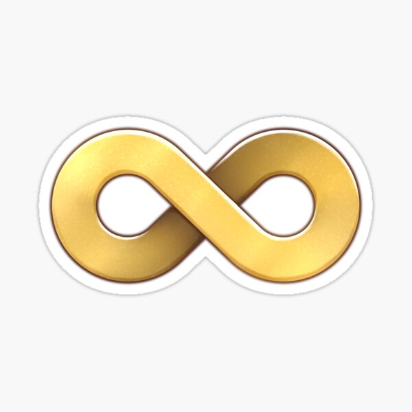 "Gold Infinity Autism Symbol" Sticker for Sale by aldwynbob | Redbubble