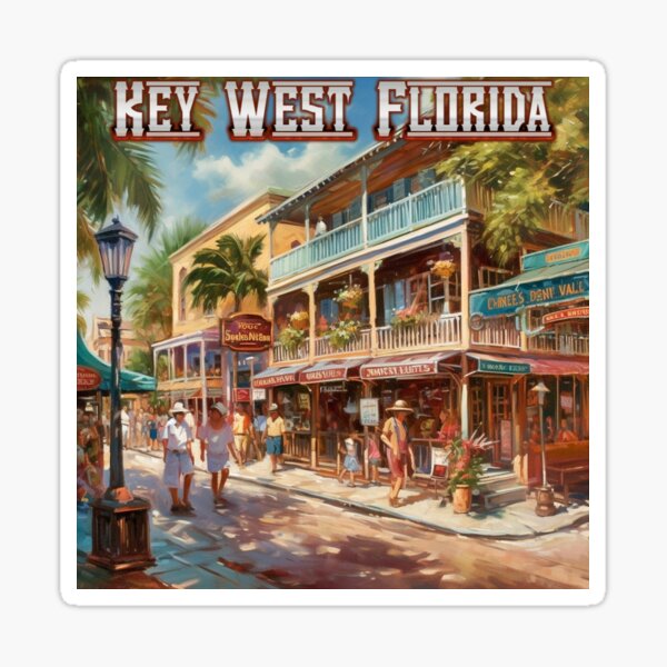 "Key West 3" Sticker for Sale by stevepmp | Redbubble