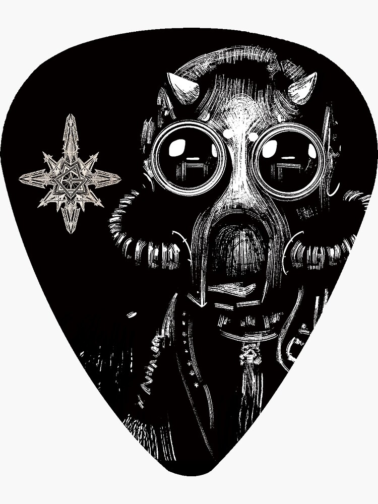 "ghost b.c. band pick Nameless ghoul" Sticker for Sale by Honey-tongued ...