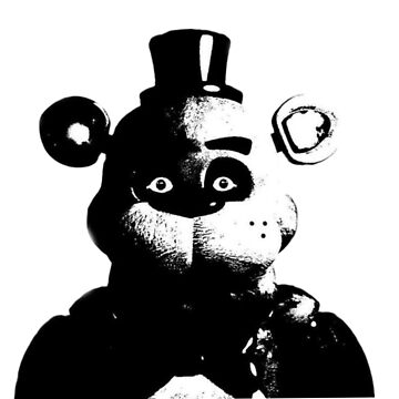 "Creepy Freddy Fazbear FNaF meme" Sticker for Sale by ArtisticDiavolo ...