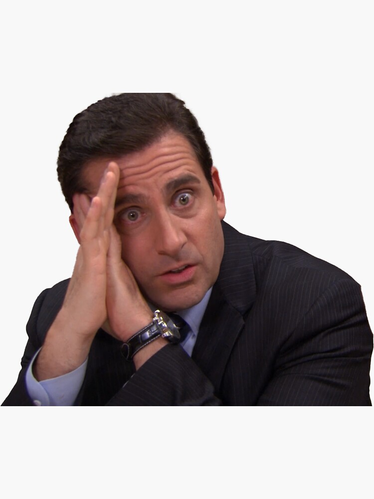 "Michael Scott Meme" Sticker for Sale by BatmanShalifi | Redbubble