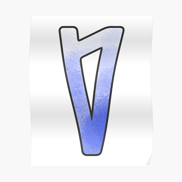 "Lauv Blue Logo" Poster by ConnorHero | Redbubble