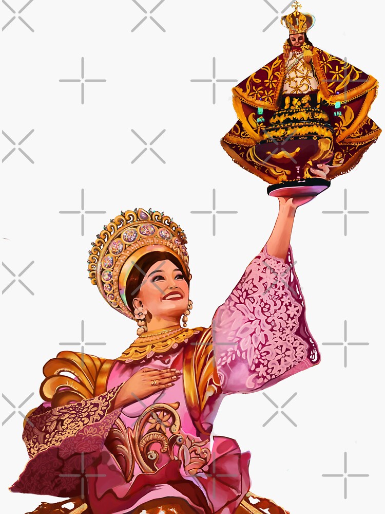 "Sinulog Festival Queen fanart design" Sticker for Sale by miniscule ...