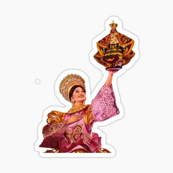 "Sinulog Festival Queen fanart design" Sticker for Sale by miniscule ...
