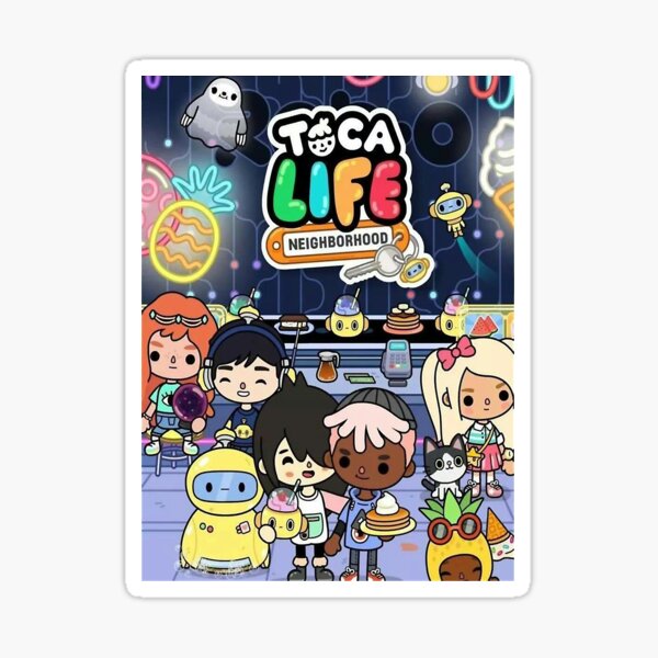 "Toca world" Sticker for Sale by laylani-anglin | Redbubble