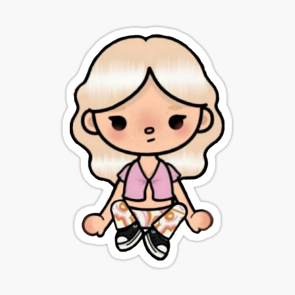 "toca life box - toca boca cute " Sticker for Sale by laylani-anglin ...