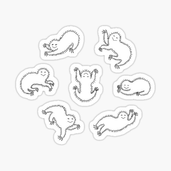 "new discreet pride demons (black outline)" Sticker for Sale by ...