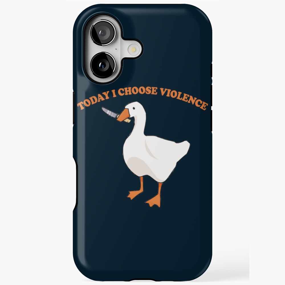 "violent goose " Sticker for Sale by SevenAitken | Redbubble