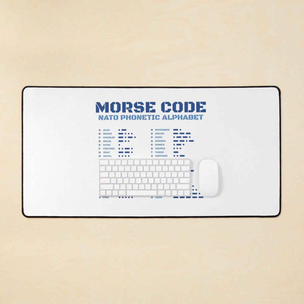 "Morse Code and Phonetic Alphabet" Sticker for Sale by AnnSign | Redbubble