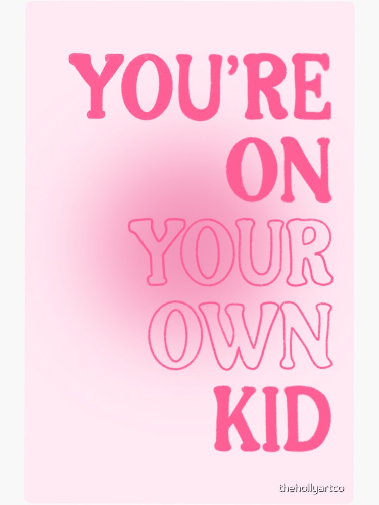"Taylor Swift - YOYOK Pink" Sticker for Sale by thehollyartco | Redbubble