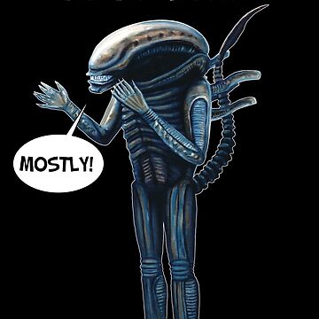 "Aliens 1986 movie quote - "They mostly come at night, mostly"" Sticker ...