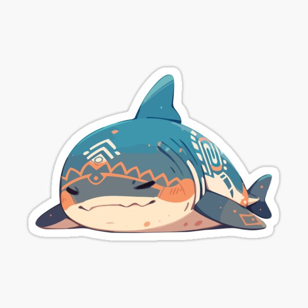 "cute shark" Sticker for Sale by KawaiiEdition | Redbubble