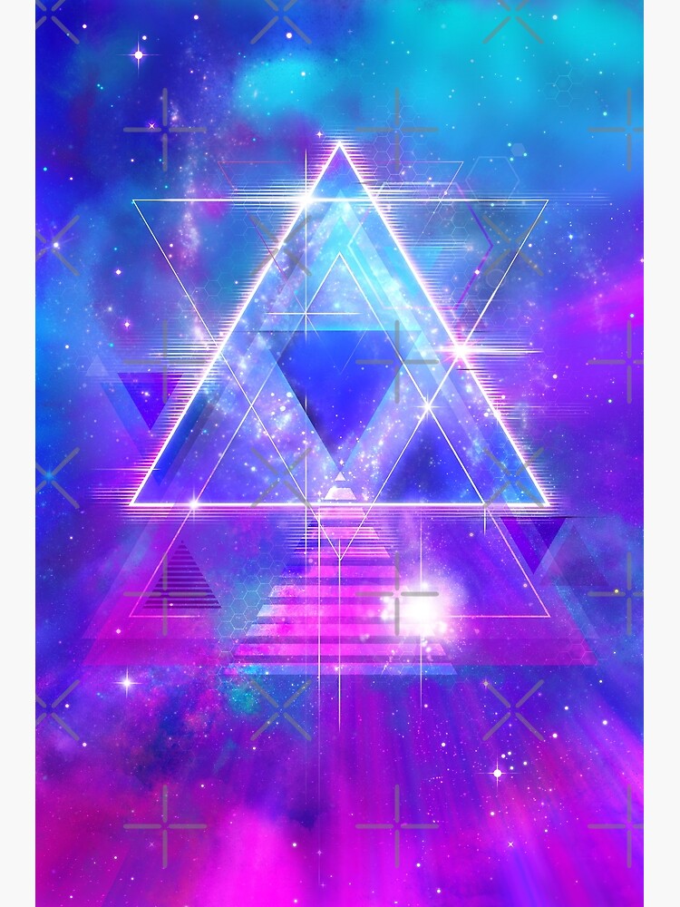 "Space Vector 3 - Synth Galactic Vaporwave" Poster by forge22 | Redbubble