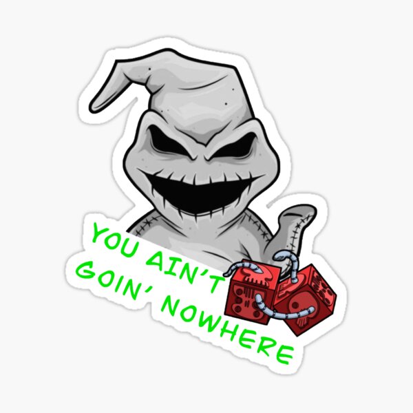"Oogie" Sticker for Sale by Wolfenbarker | Redbubble
