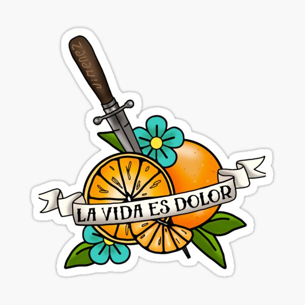 "Our Flag Means Death-La Vida Es Dolor (Life is Pain)" Sticker for Sale ...
