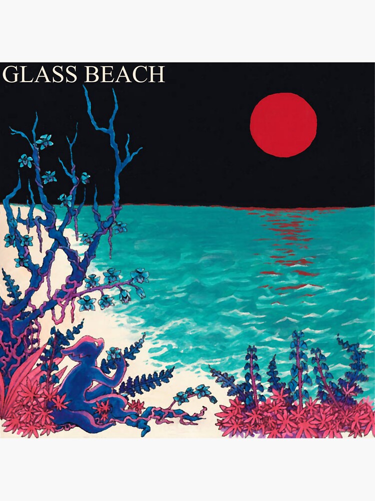 "glass beach the first glass beach album" Sticker for Sale by ...