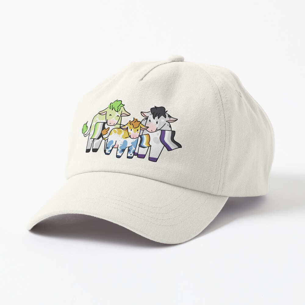 "Aroace, Aromantic, Asexual Pride Cow Family " Sticker for Sale by ...